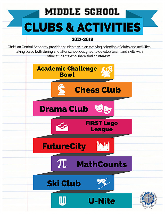 CCA Clubs & Activities - Christian Academy School in Buffalo NY ...